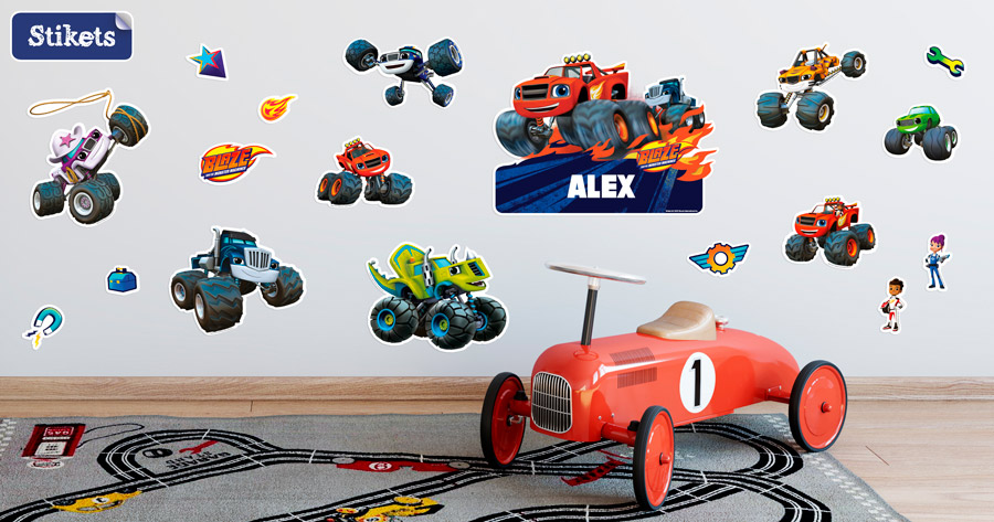 Blaze Custom Wall Sticker - Stikets